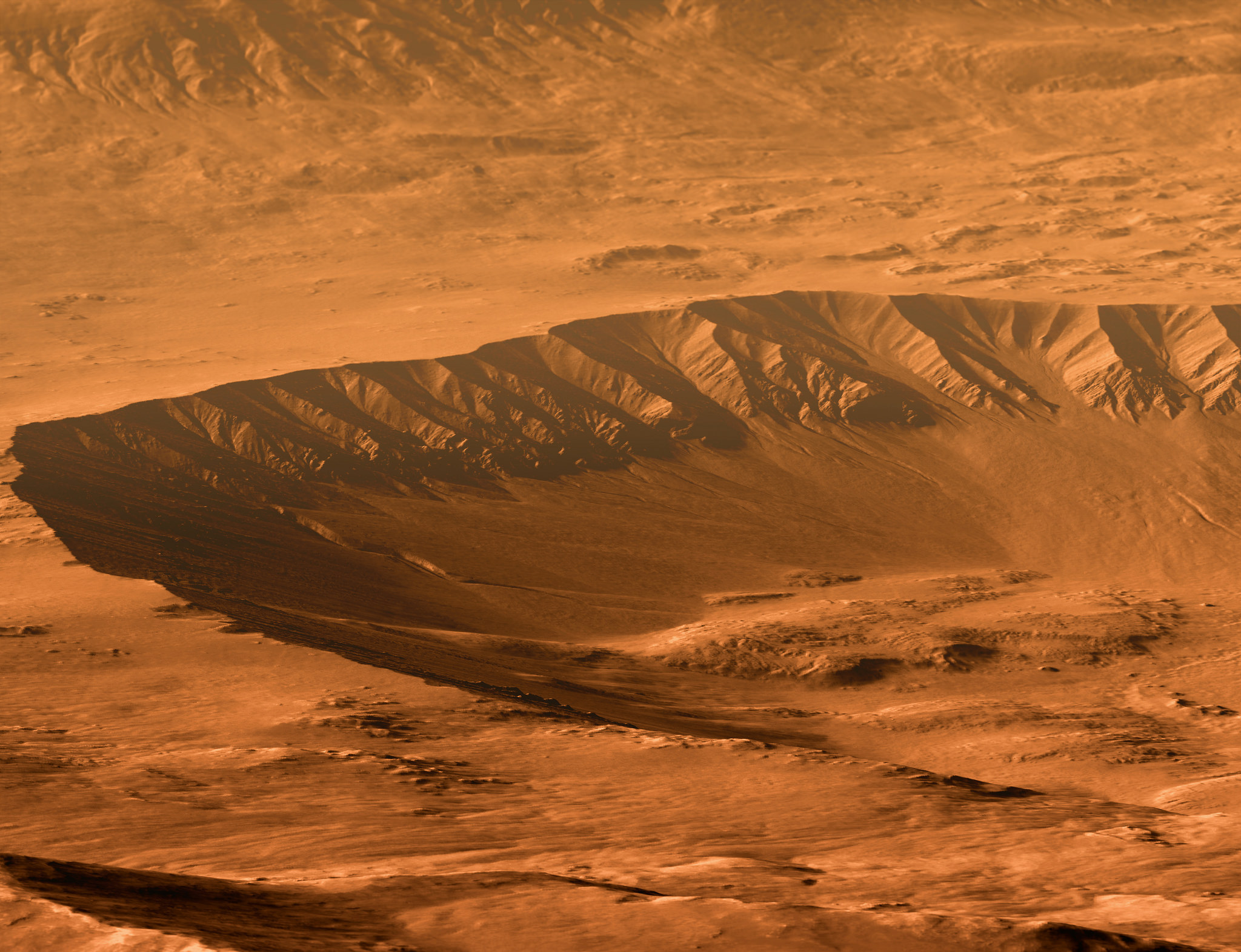 Gasa Crater Mars The Planetary Society Gasa Crater Mars The Planetary Society