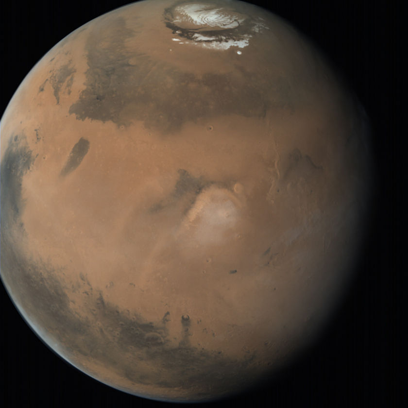 Global view of Mars centered on Elysium Mons | The Planetary Society