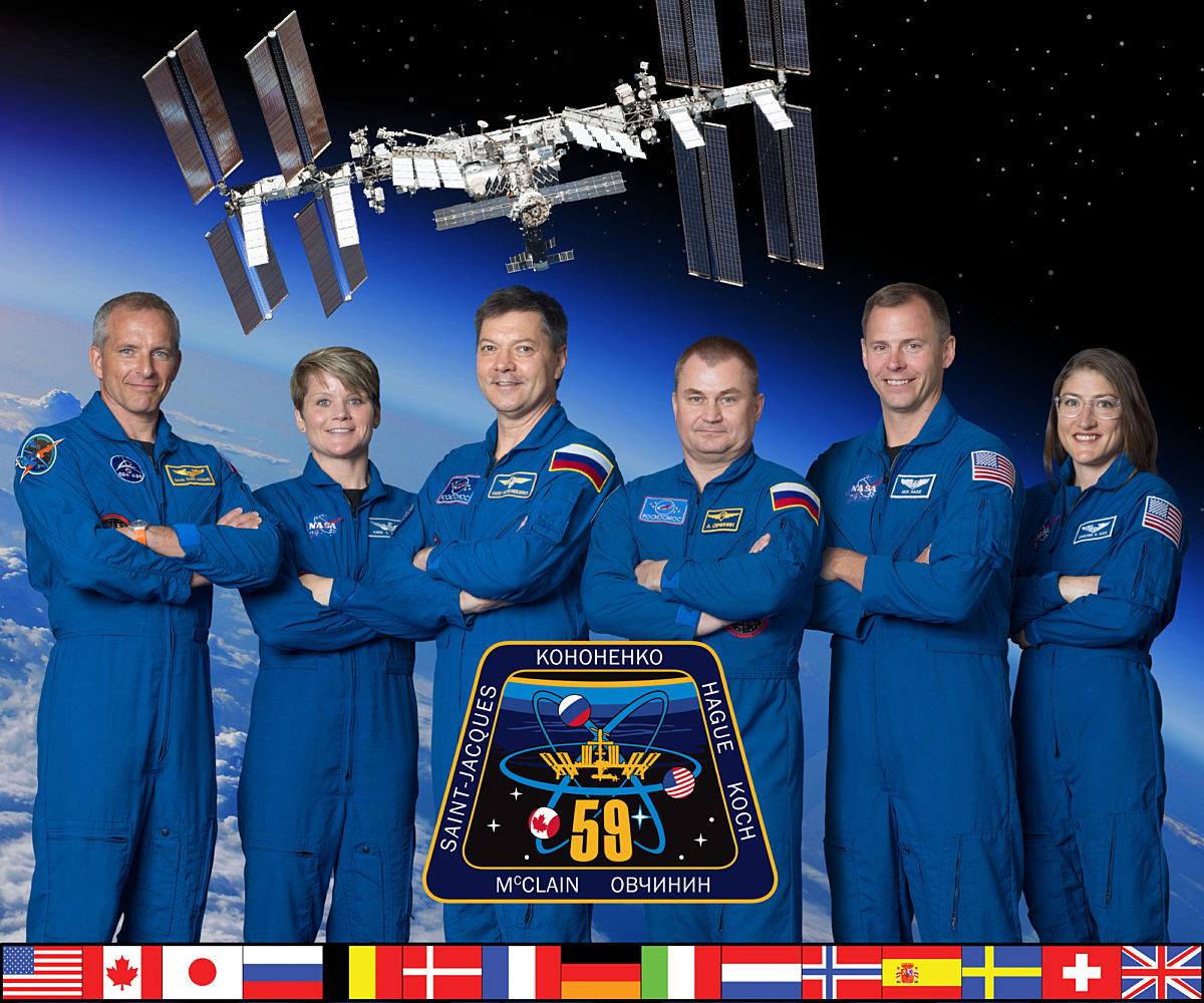 Expedition 59 full crew portrait | The Planetary Society
