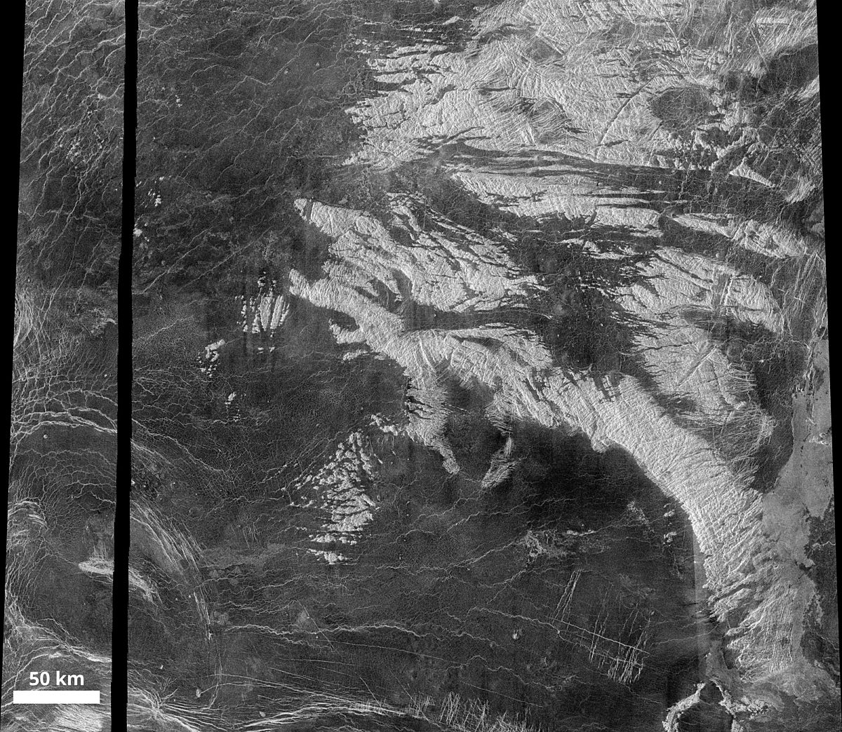 Tessera terrain, Venus | The Planetary Society