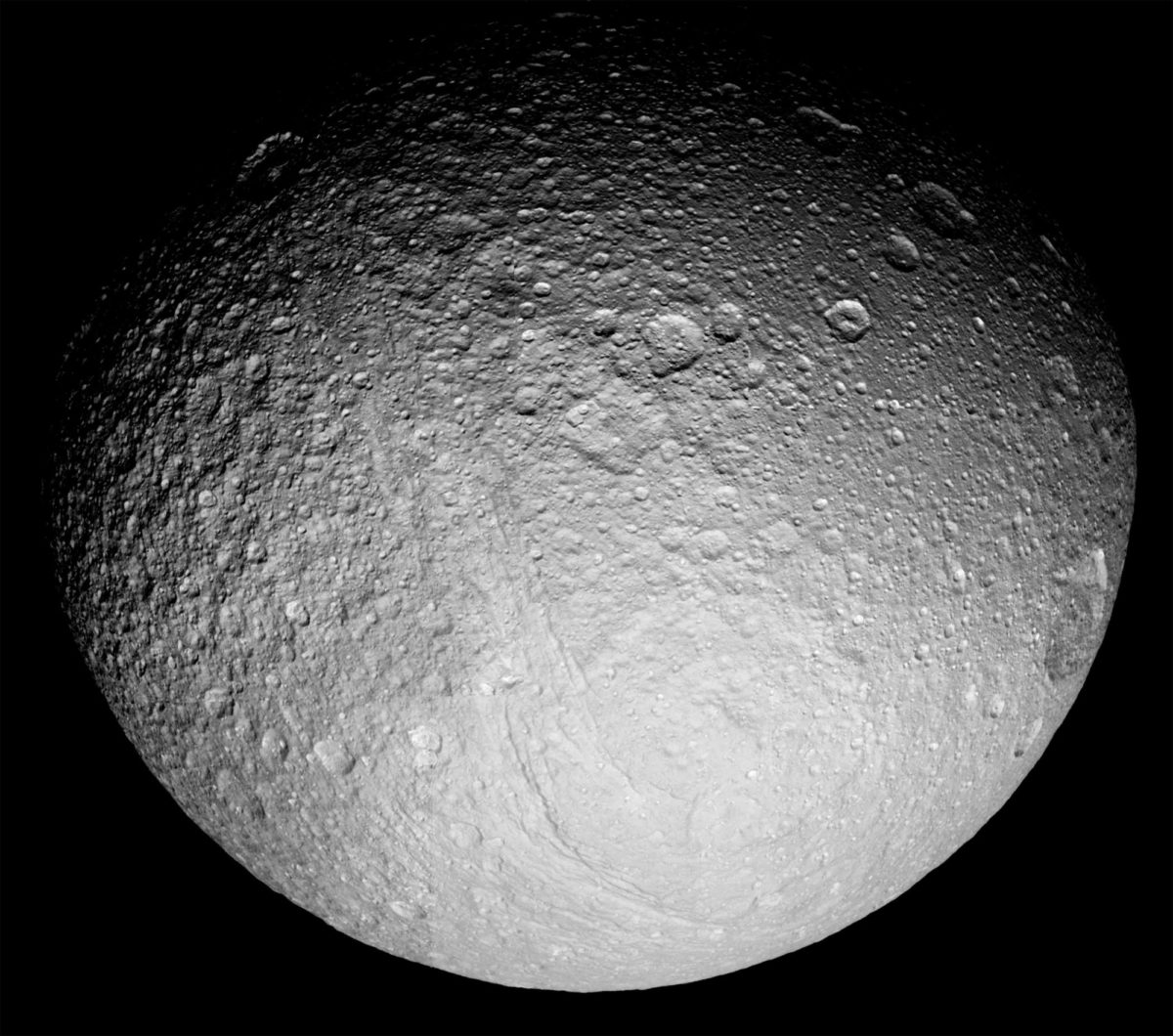 Near-global view of Tethys | The Planetary Society