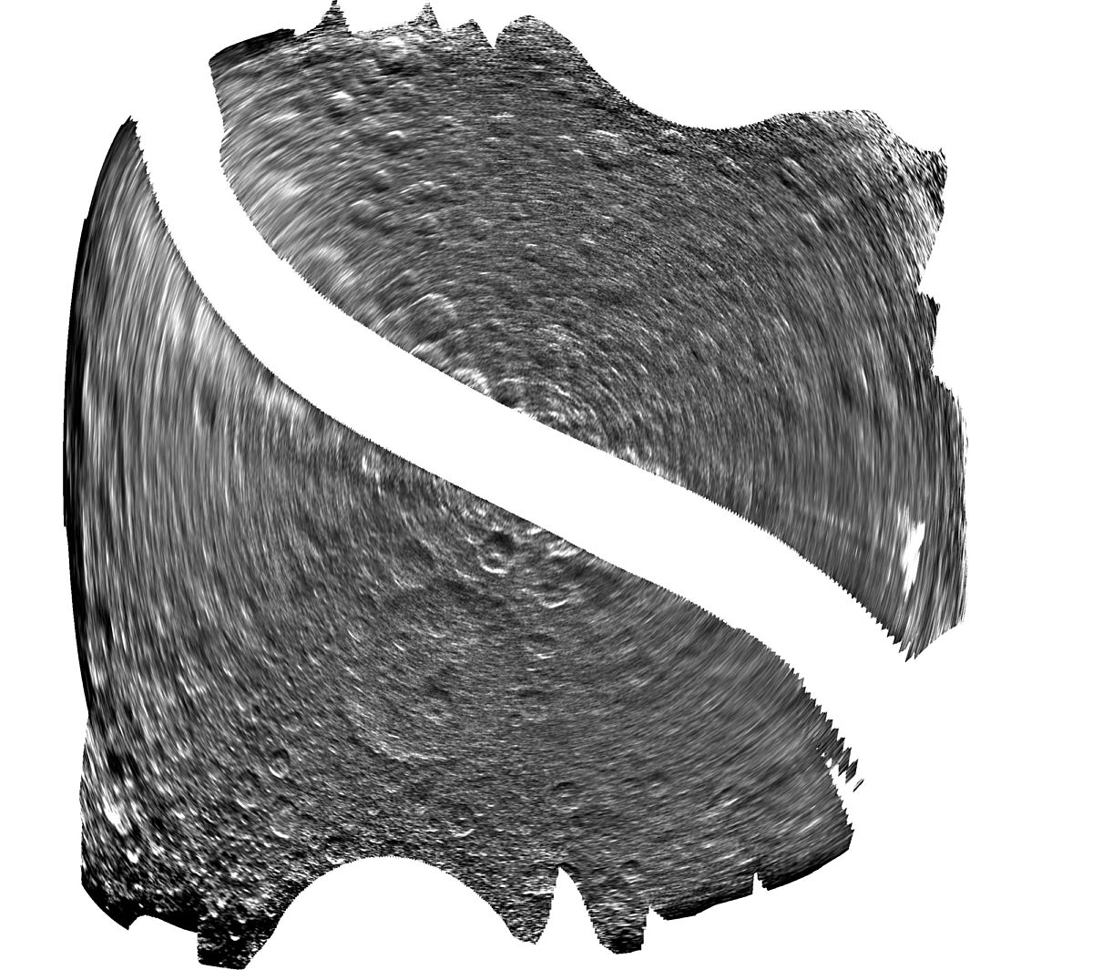 SAR image of Rhea | The Planetary Society