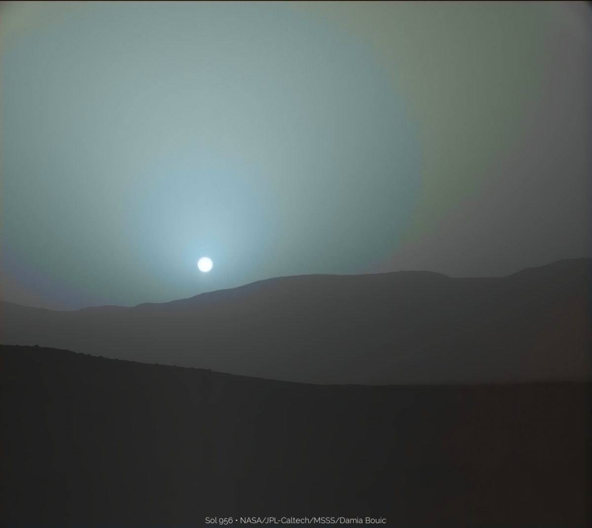 Sunset on Mars, Curiosity sol 956 | The Planetary Society