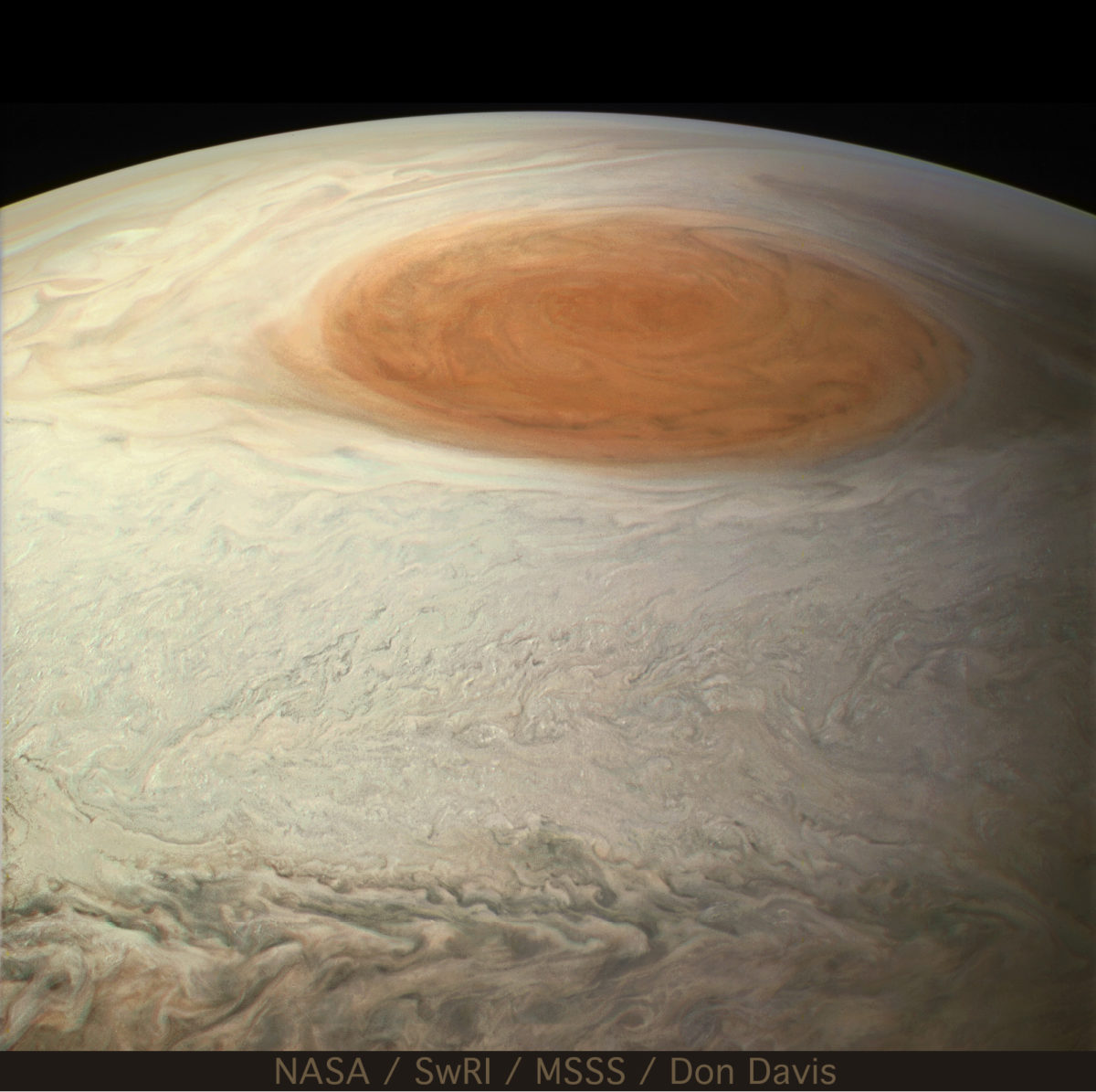 The Great Red Spot from the South | The Planetary Society