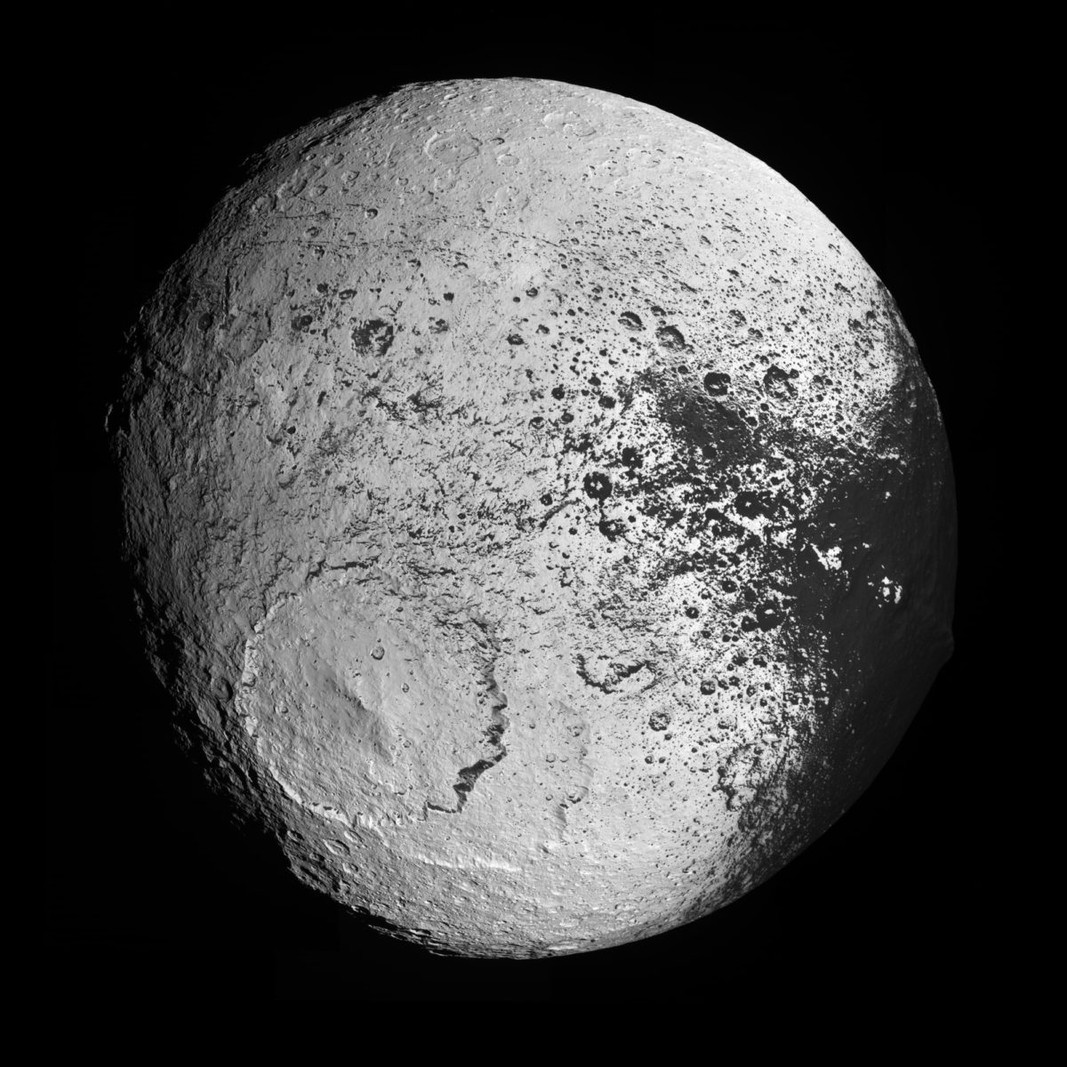 High-resolution global view of Iapetus’… | The Planetary Society