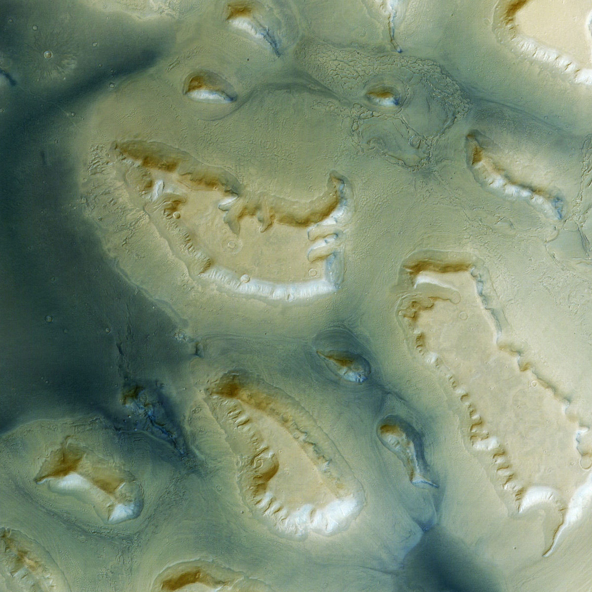 Map of Mars with major regions labeled | The Planetary Society