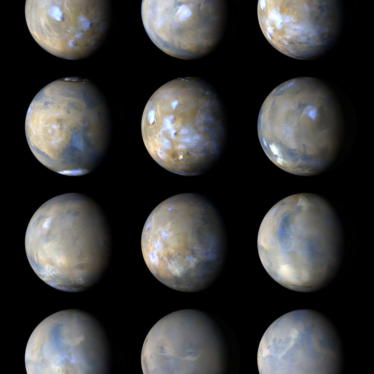 Mars South Polar Ice Cap Formations | The Planetary Society