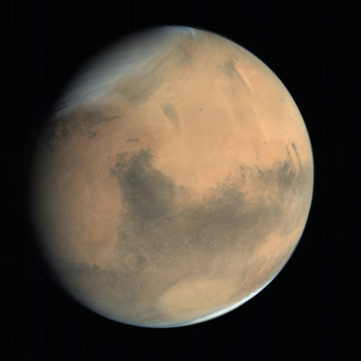 Global view of Mars from MOM: Syrtis Major… | The Planetary Society