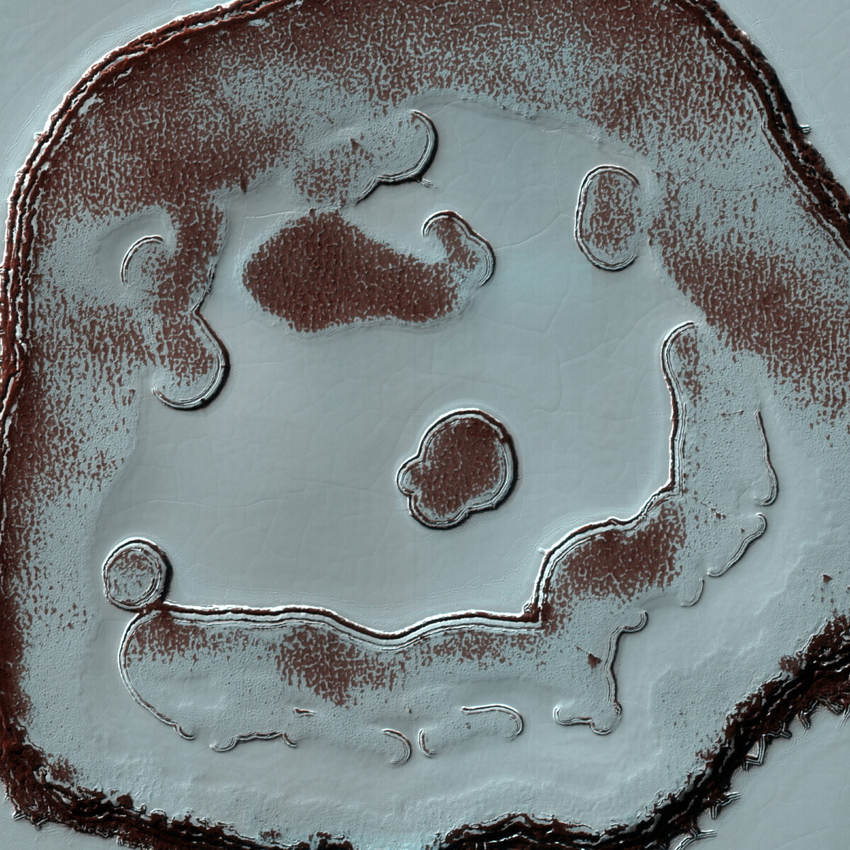 Map of Mars with major regions labeled | The Planetary Society