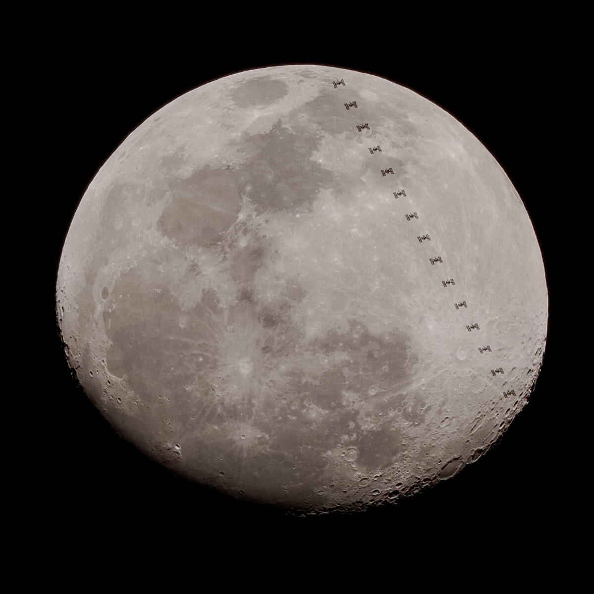 The ISS transiting the Moon | The Planetary Society