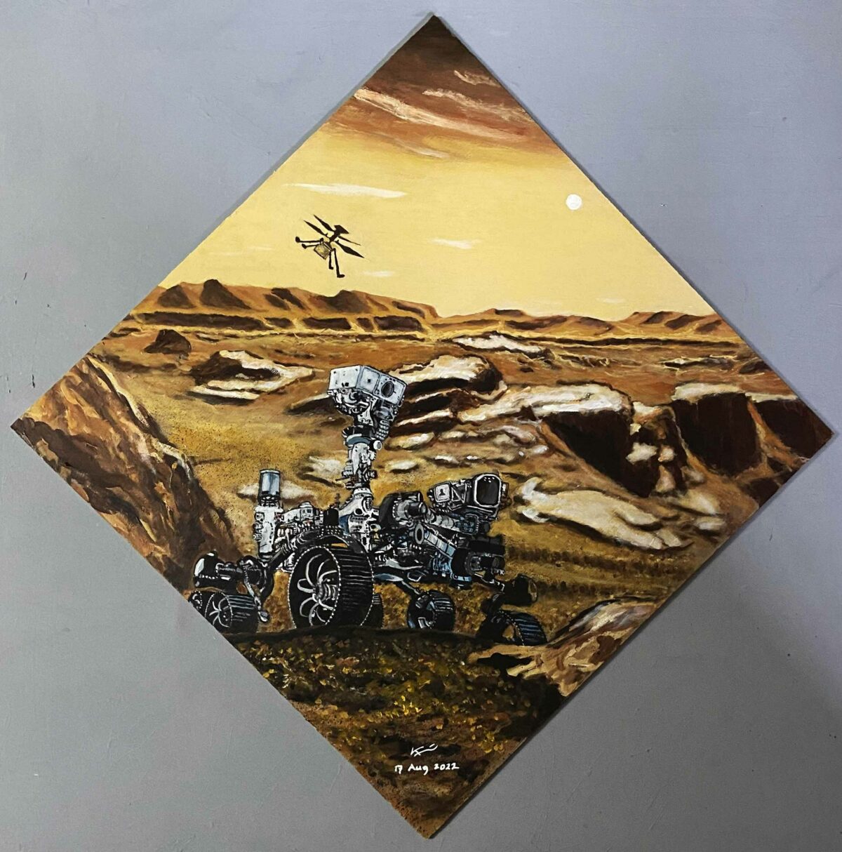 Perseverance and its scout at the upper ridge… | The Planetary Society