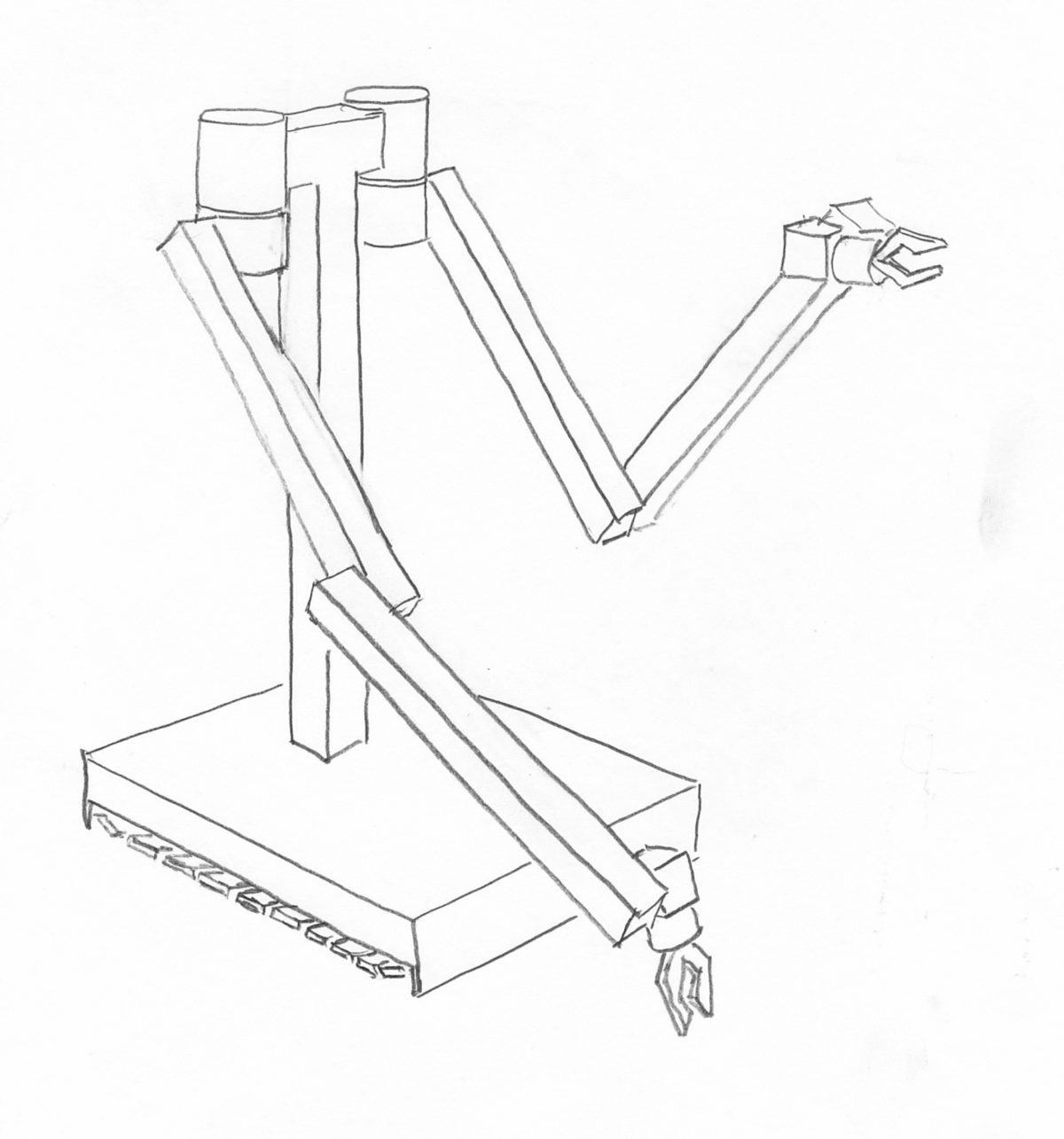 Sketch of the teleoperator | The Planetary Society
