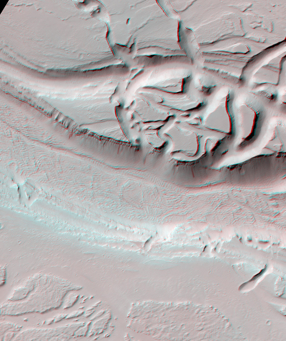 3D Anaglyph: Olympica Fossae | The Planetary Society