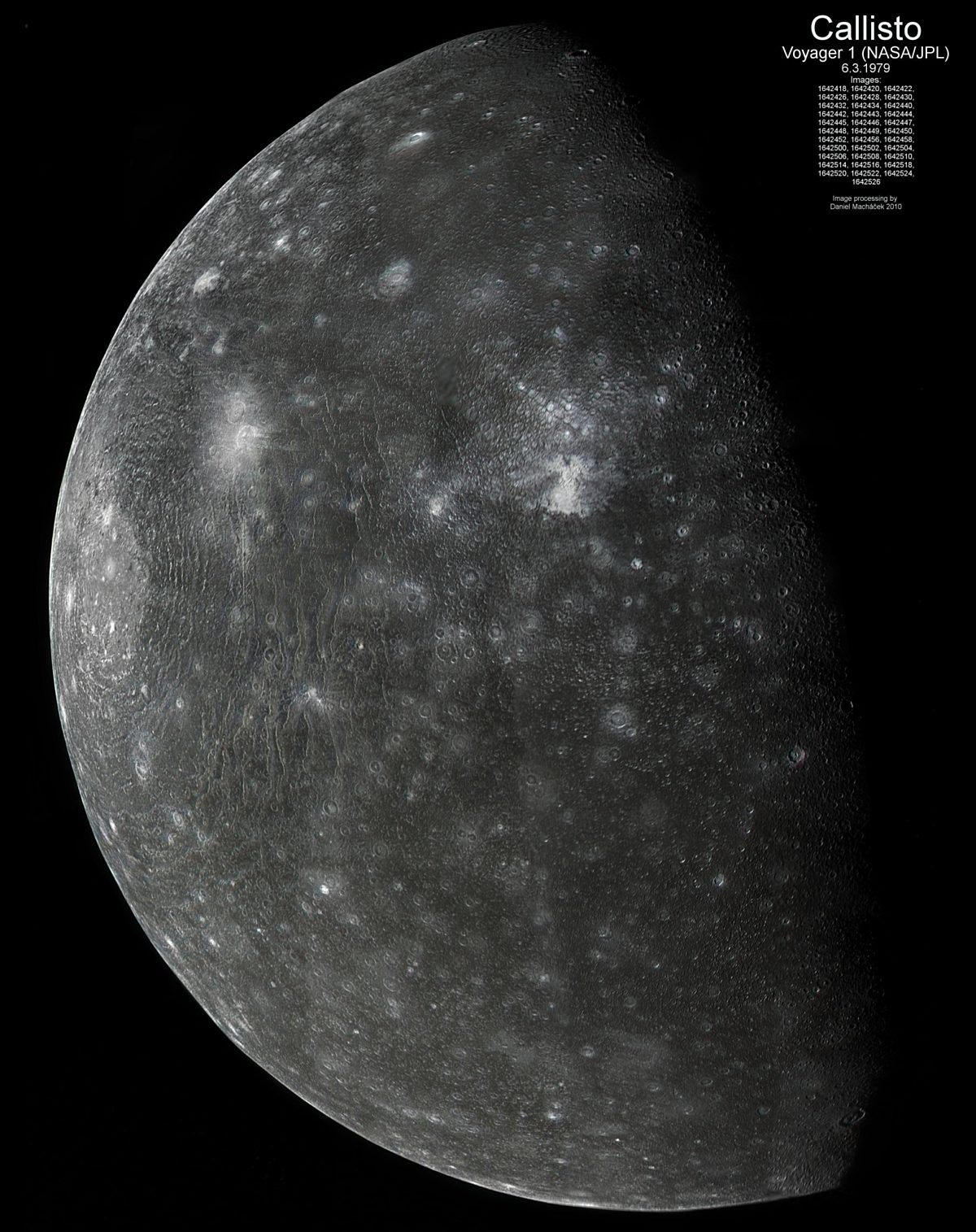 Callisto from Voyager 1 | The Planetary Society