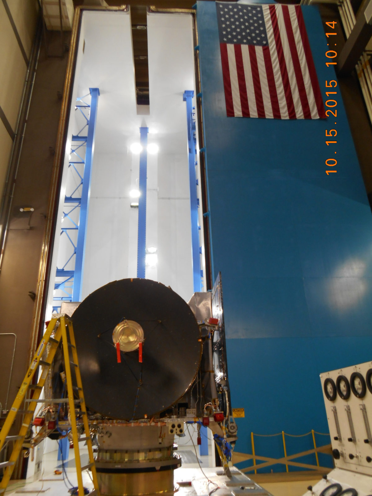 OSIRIS-REx entering test chamber | The Planetary Society