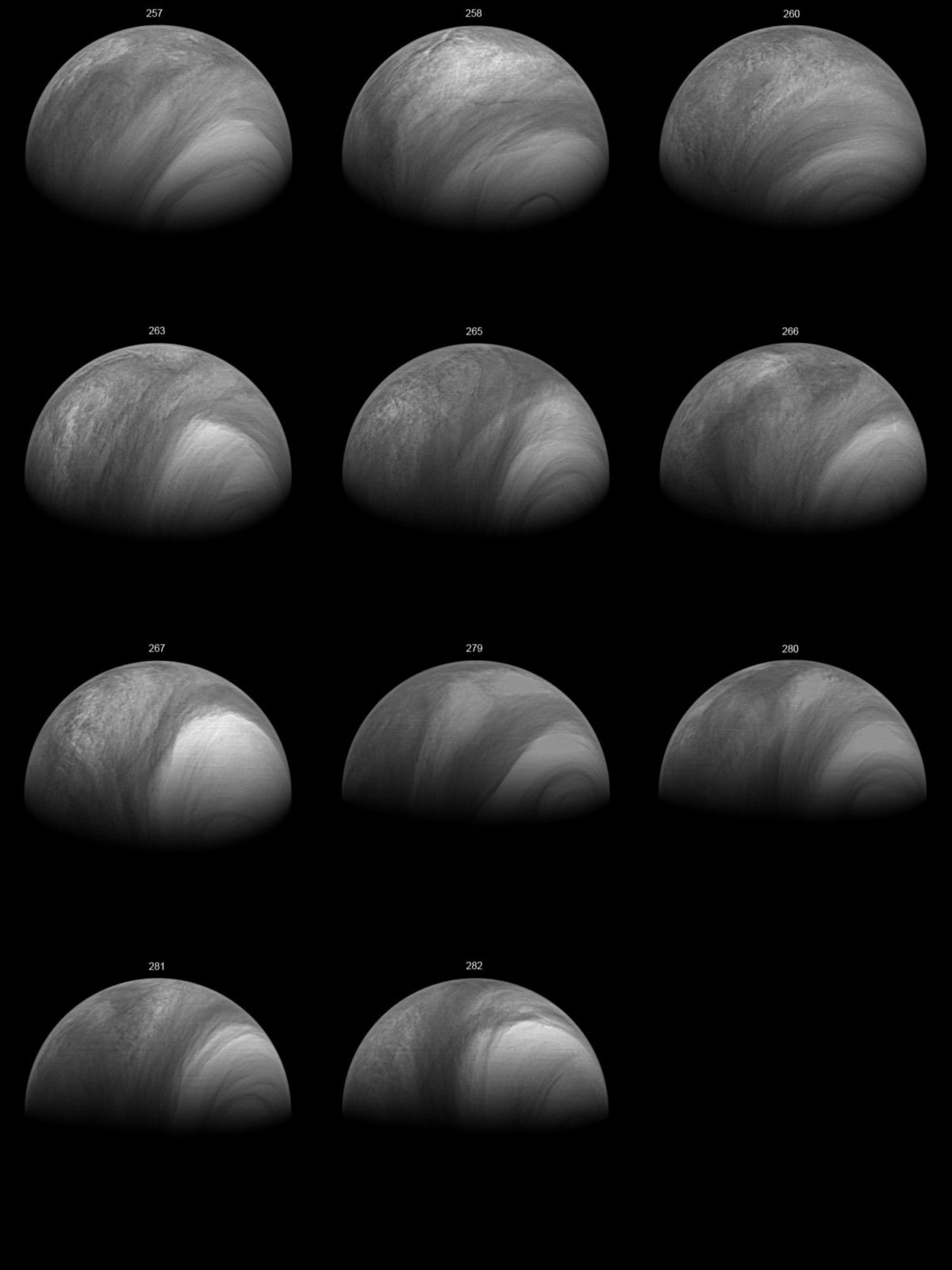Changes in Venus' south pole over time | The Planetary Society