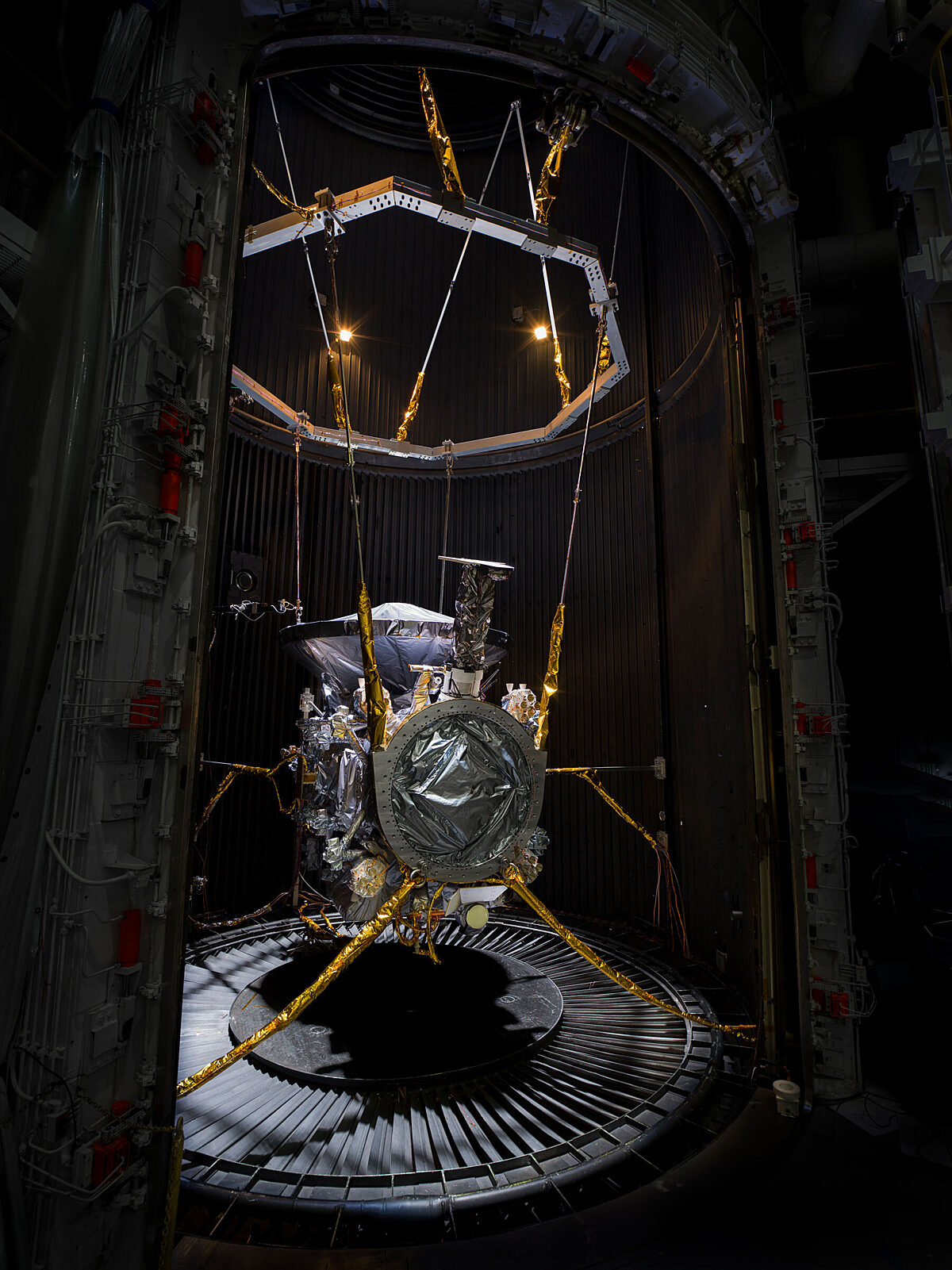 Europa Clipper in vacuum chamber | The Planetary Society