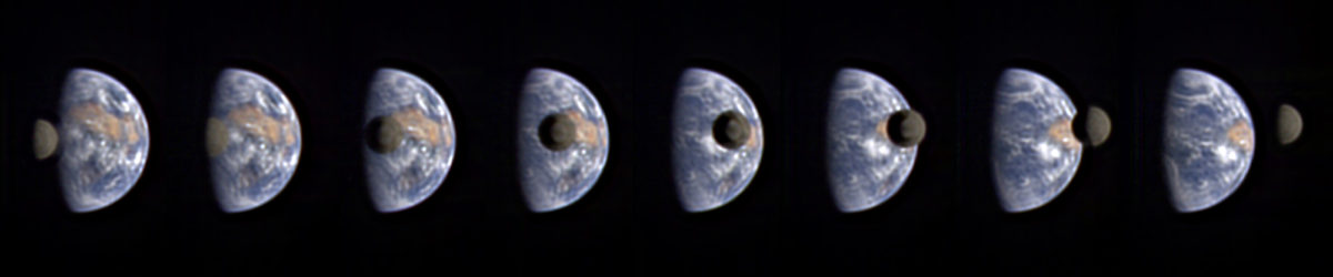 The Moon transiting Earth, as seen from Deep… | The Planetary Society