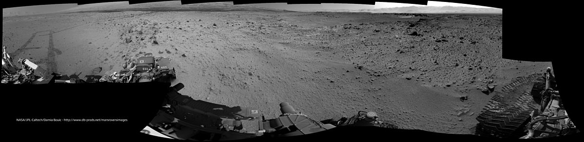 Curiosity Navcam view toward the next valley,… | The Planetary Society