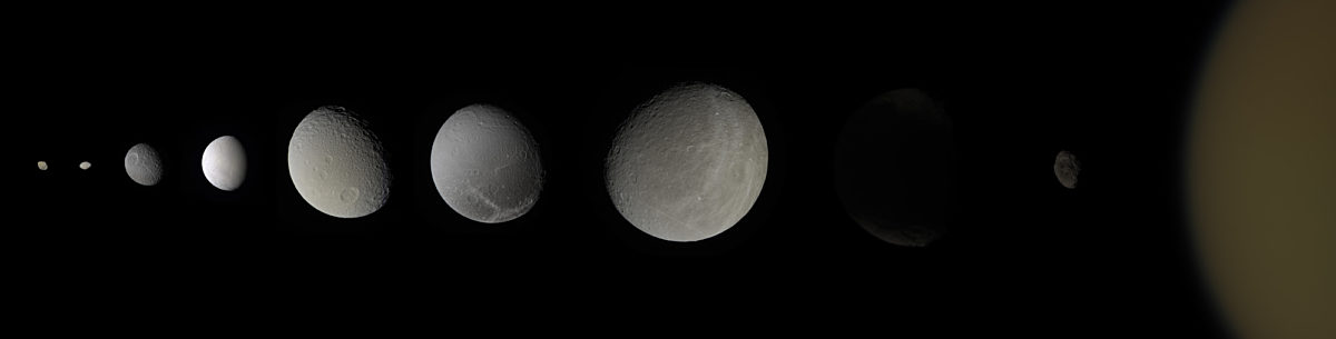 The colors of Saturn's moons | The Planetary Society