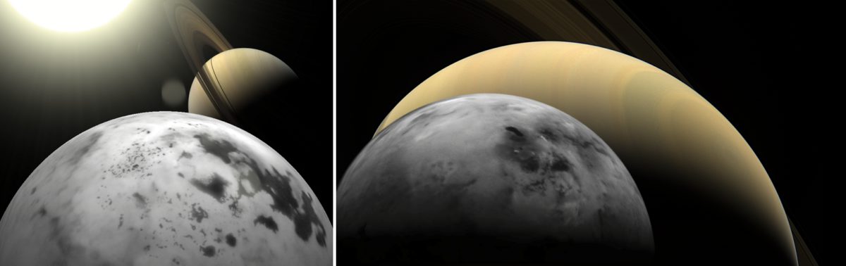 Oblique, artistic view of polar regions | The Planetary Society