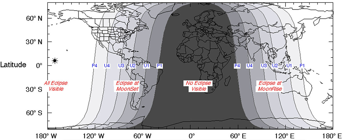February 2026 lunar eclipse visibility | The Planetary Society