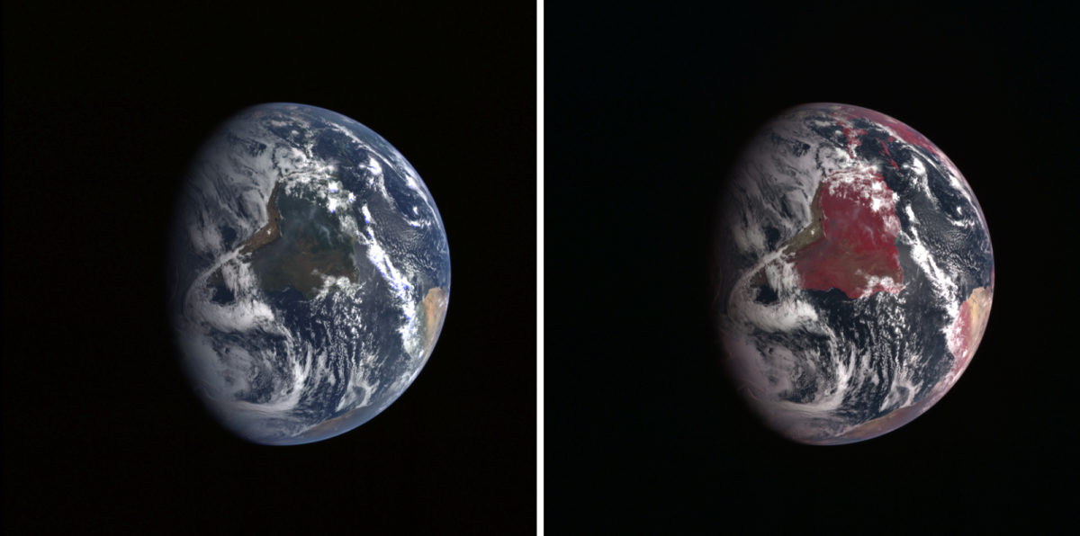 Earth in visible and near-infrared wavelengths | The Planetary Society
