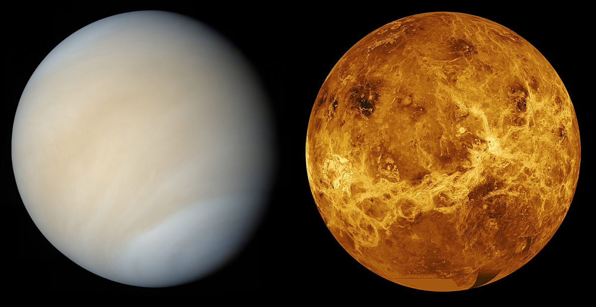 Two views of Venus | The Planetary Society