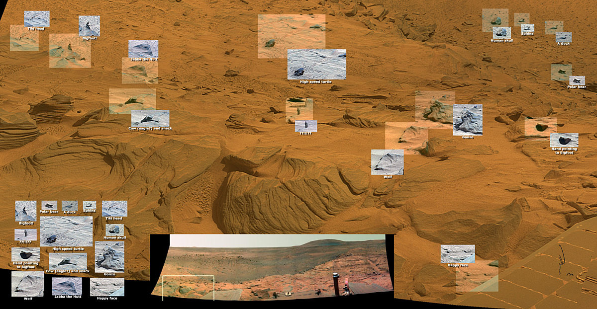 Finding faces and animals on Mars | The Planetary Society