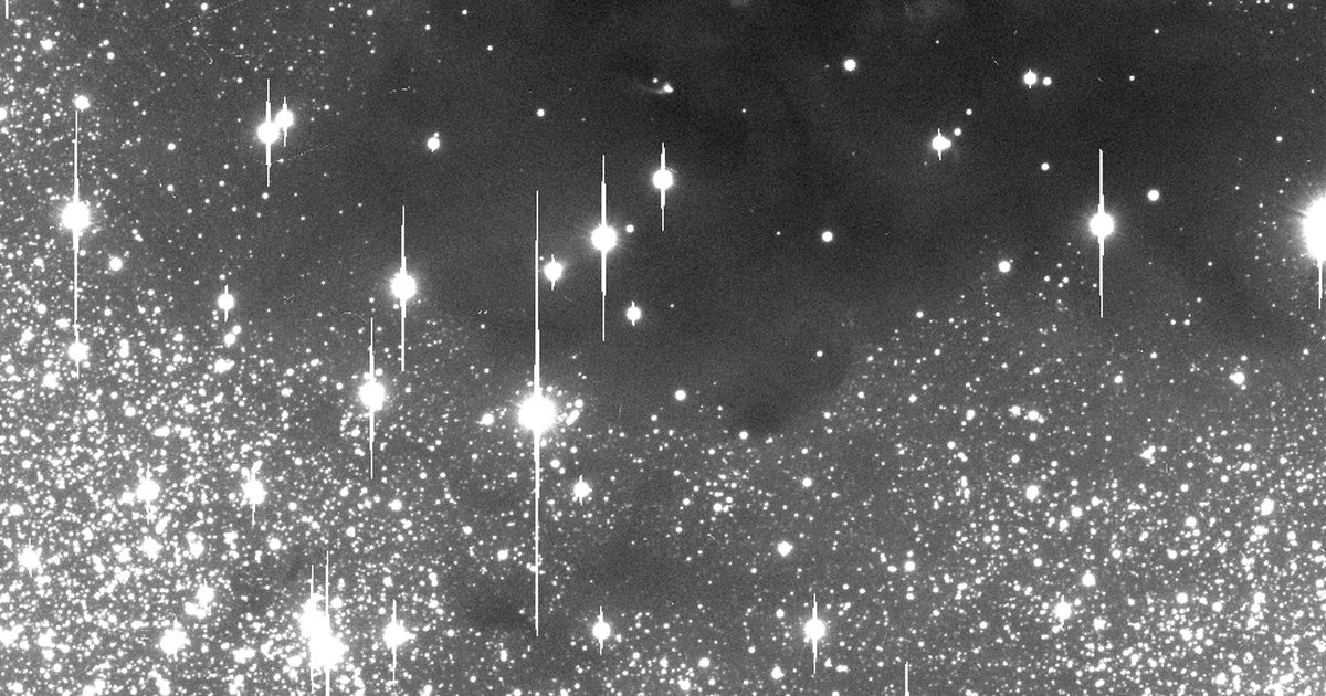 Edge of a dust cloud near the galactic center | The Planetary Society