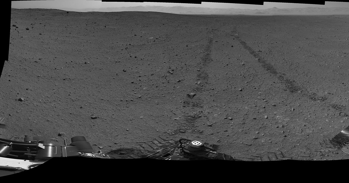 Curiosity sol 29 post-drive Navcam panorama | The Planetary Society