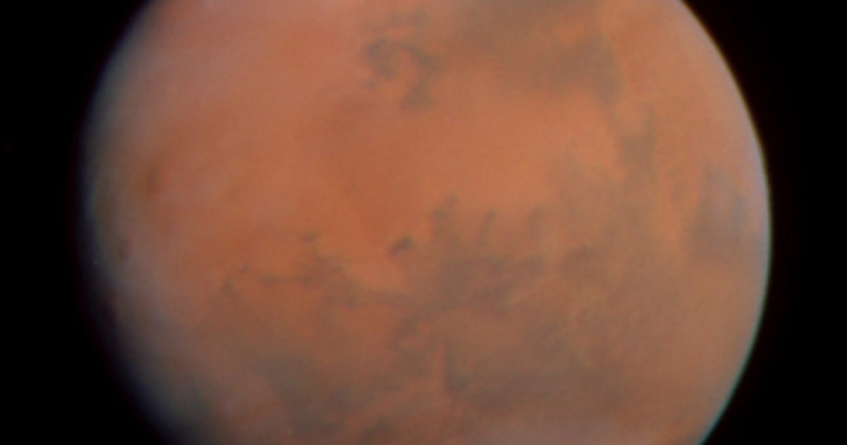 mars from hubble
