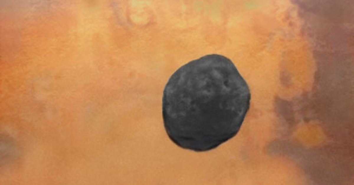 Phobos over Mars from Phobos 2 | The Planetary Society