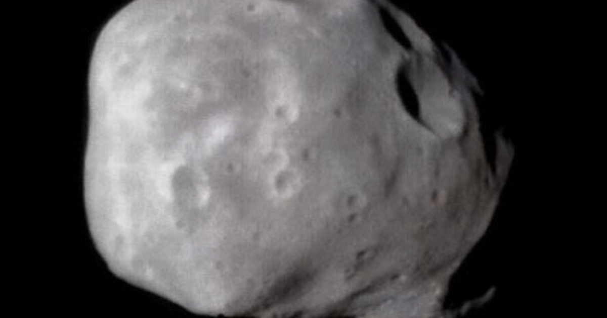 Phobos global view from Phobos 2, 28 February… | The Planetary Society