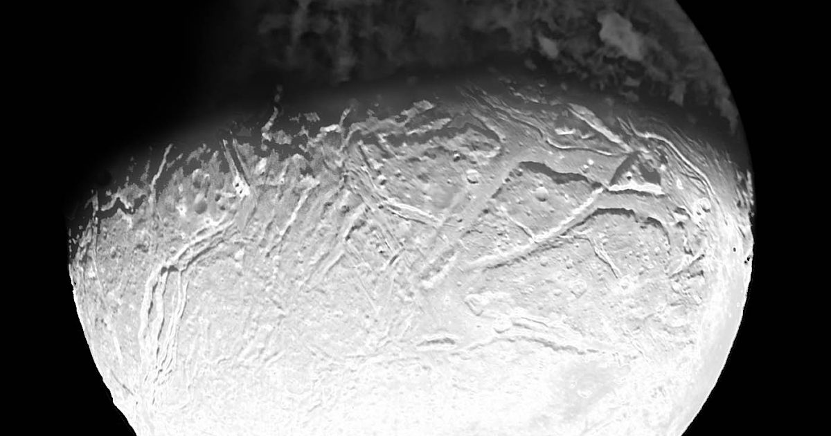 Voyager 2 view of Ariel: night-side enhanced | The Planetary Society