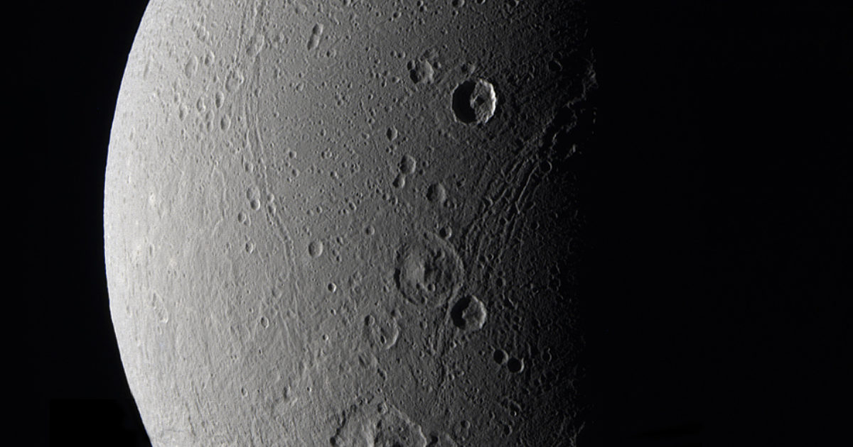 Dione in approximate true color | The Planetary Society