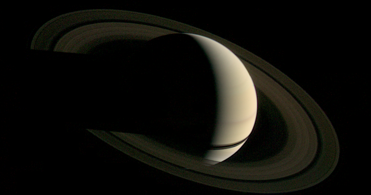 Voyager 1's departure shot of Saturn | The Planetary Society