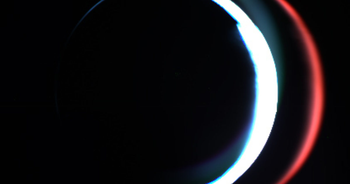 Crescent Mars from Rosetta | The Planetary Society