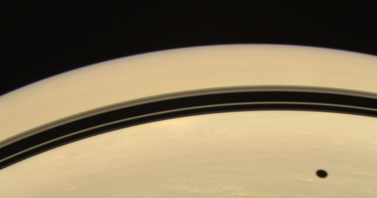 Lines and circles in shadows on Saturn | The Planetary Society