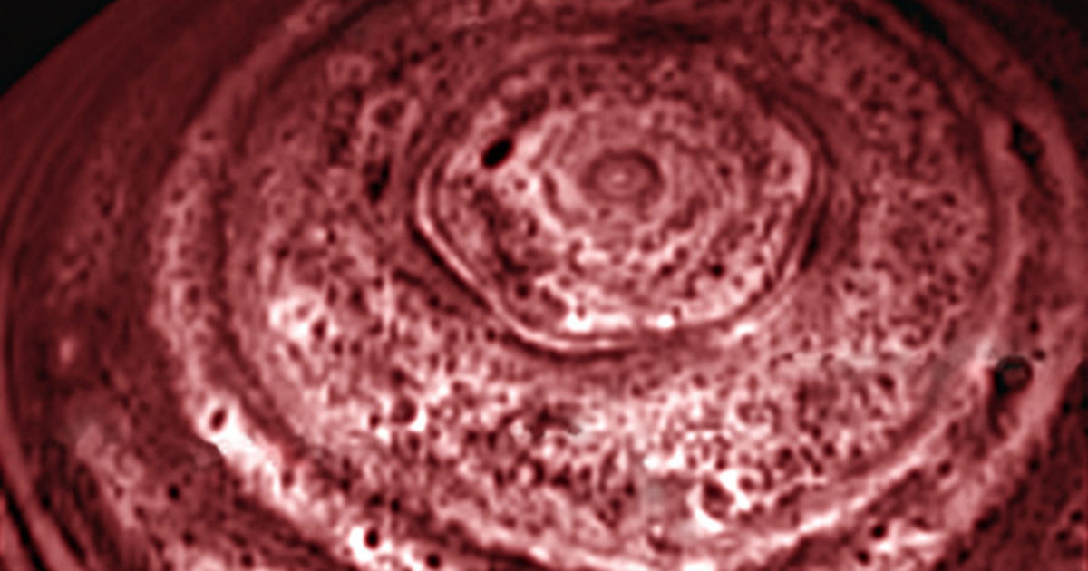 jupiter hexagon shape