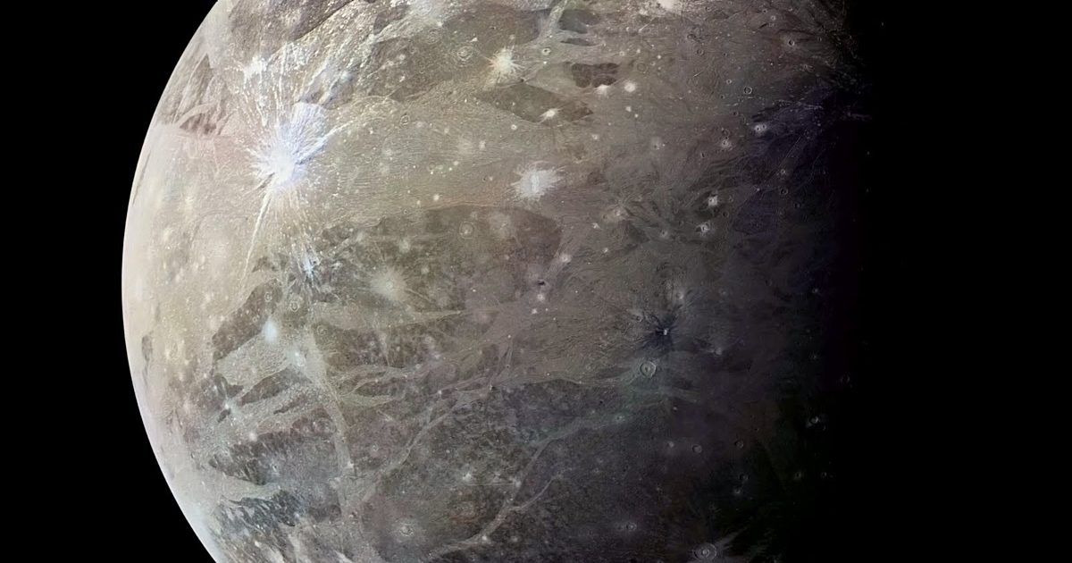 Ganymede in color from Voyager 1 | The Planetary Society