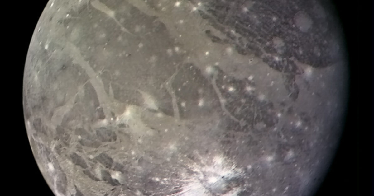 Ganymede in color from Voyager 2 | The Planetary Society