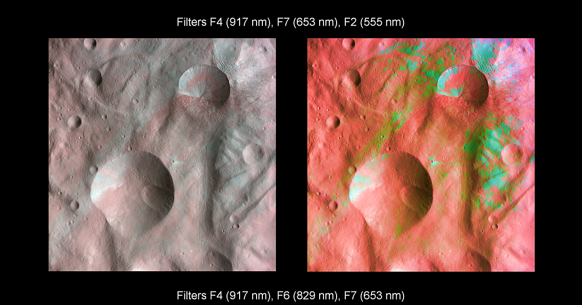 Infrared color imaging of Vesta | The Planetary Society