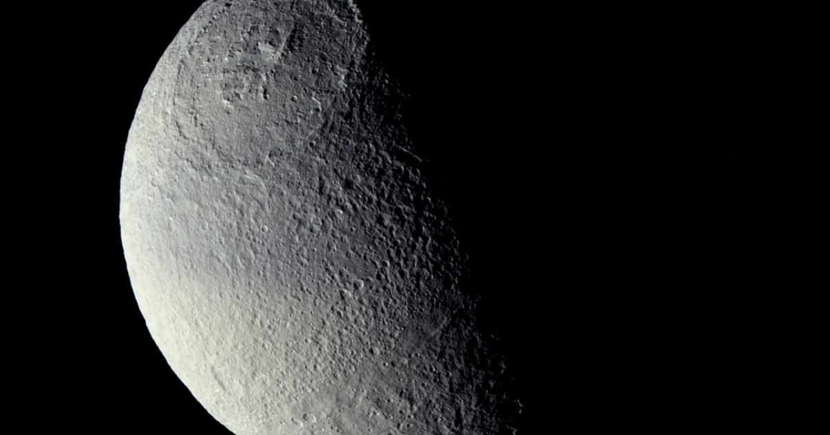 Tethys global color half-phase | The Planetary Society