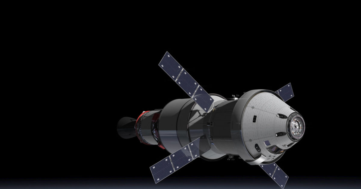 Orion with service module and upper stage | The Planetary Society