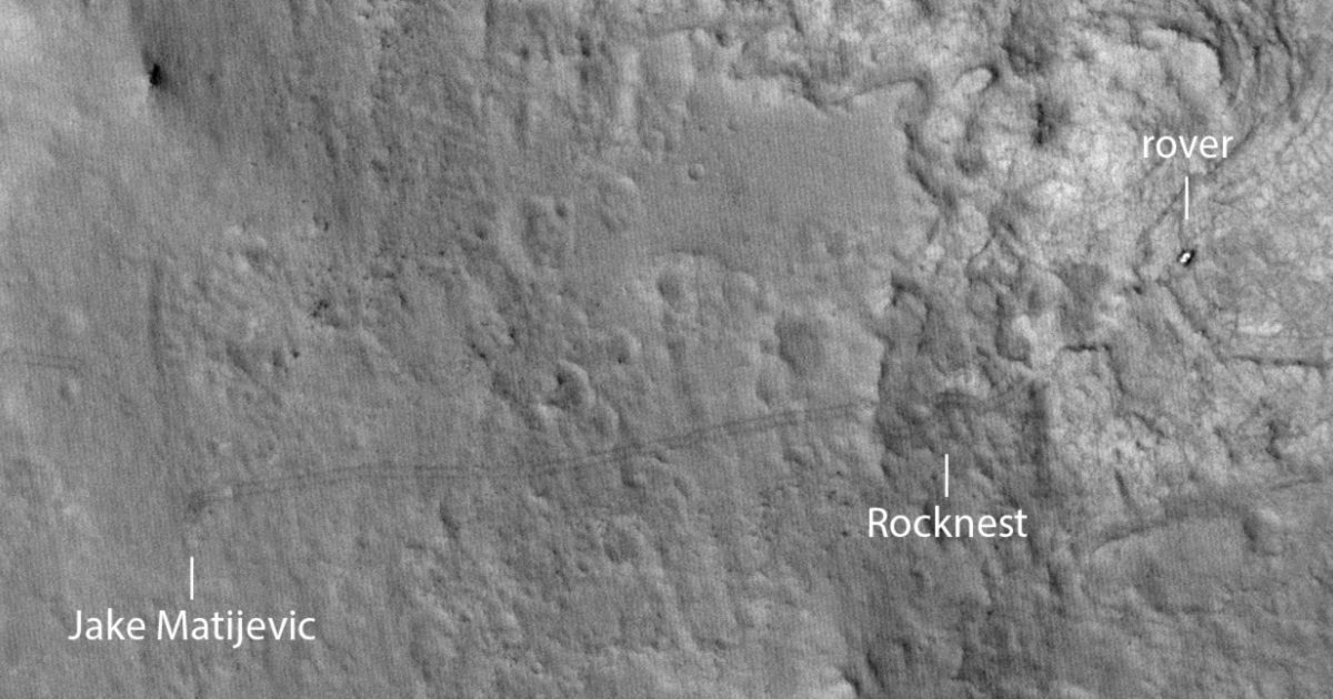 Some of Curiosity's tracks visible in the sol… | The Planetary Society