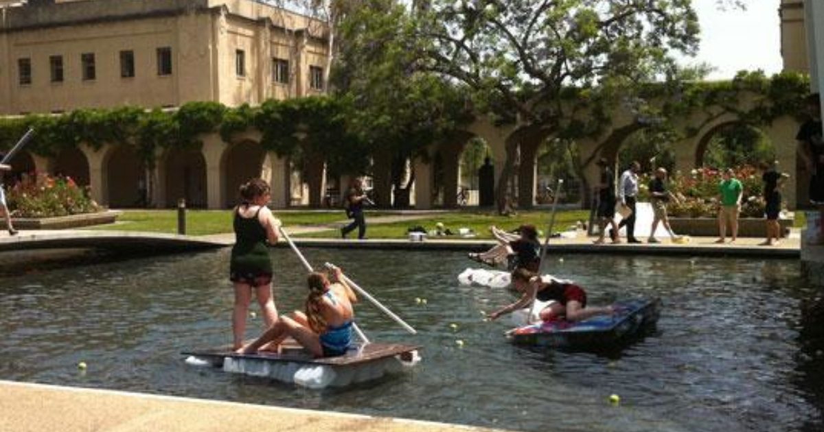 Rafts by Library at Caltech Ditch Day 2012 | The Planetary Society