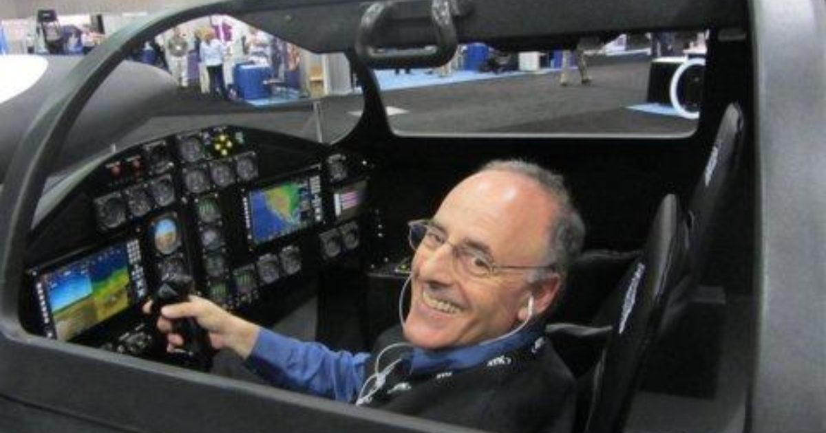 A happy Mat Kaplan in the Lynx cockpit's left… | The Planetary Society