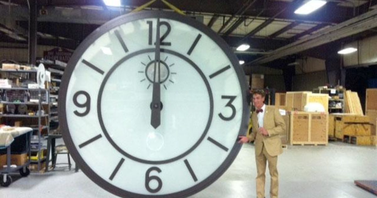 Rhodes Hall Clock in the Warehouse | The Planetary Society