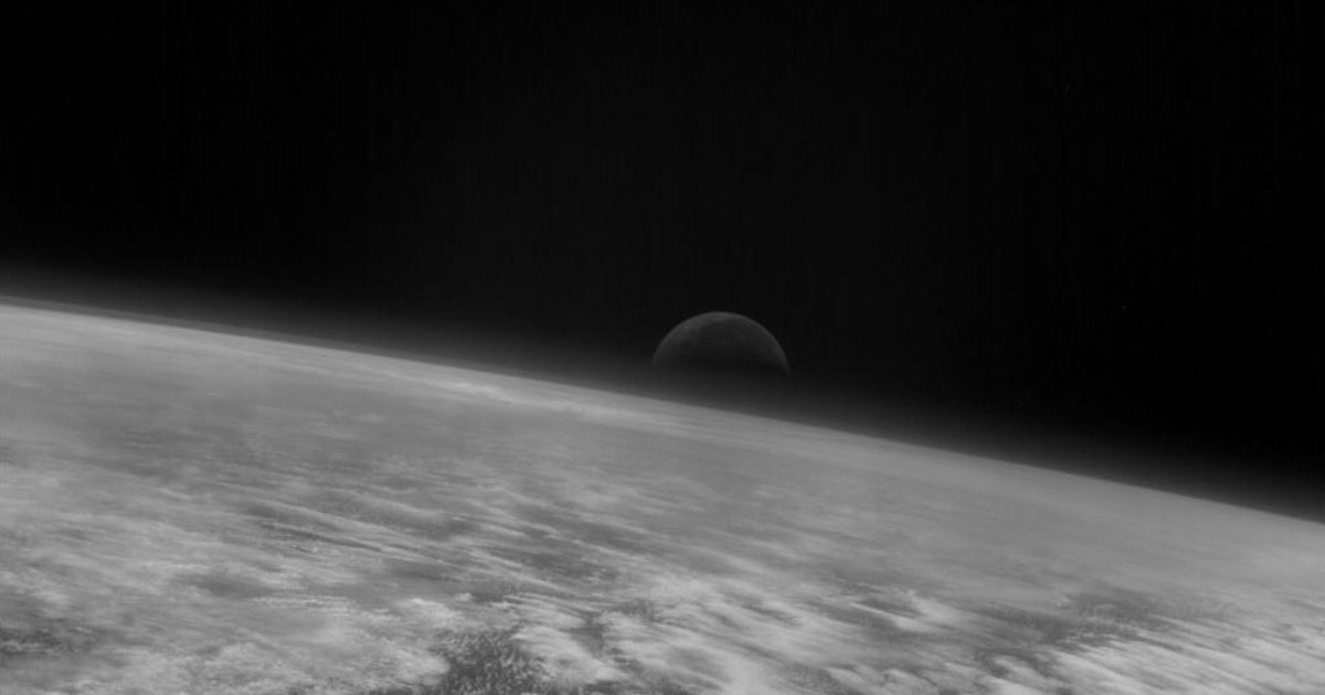 Moonrise over Earth's limb from Rosetta | The Planetary Society